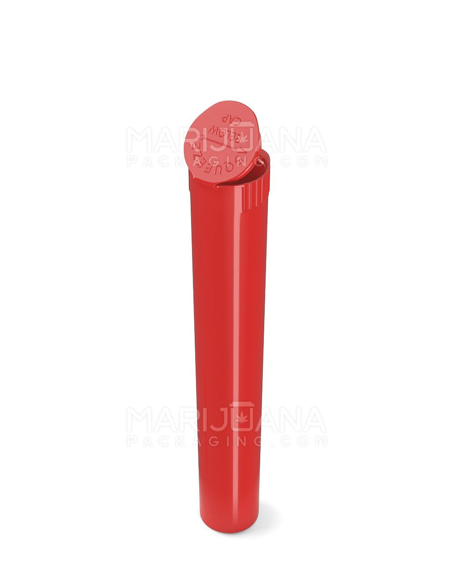 116mm CR King Size Opaque Red Plastic PCR Pre-Roll Tubes