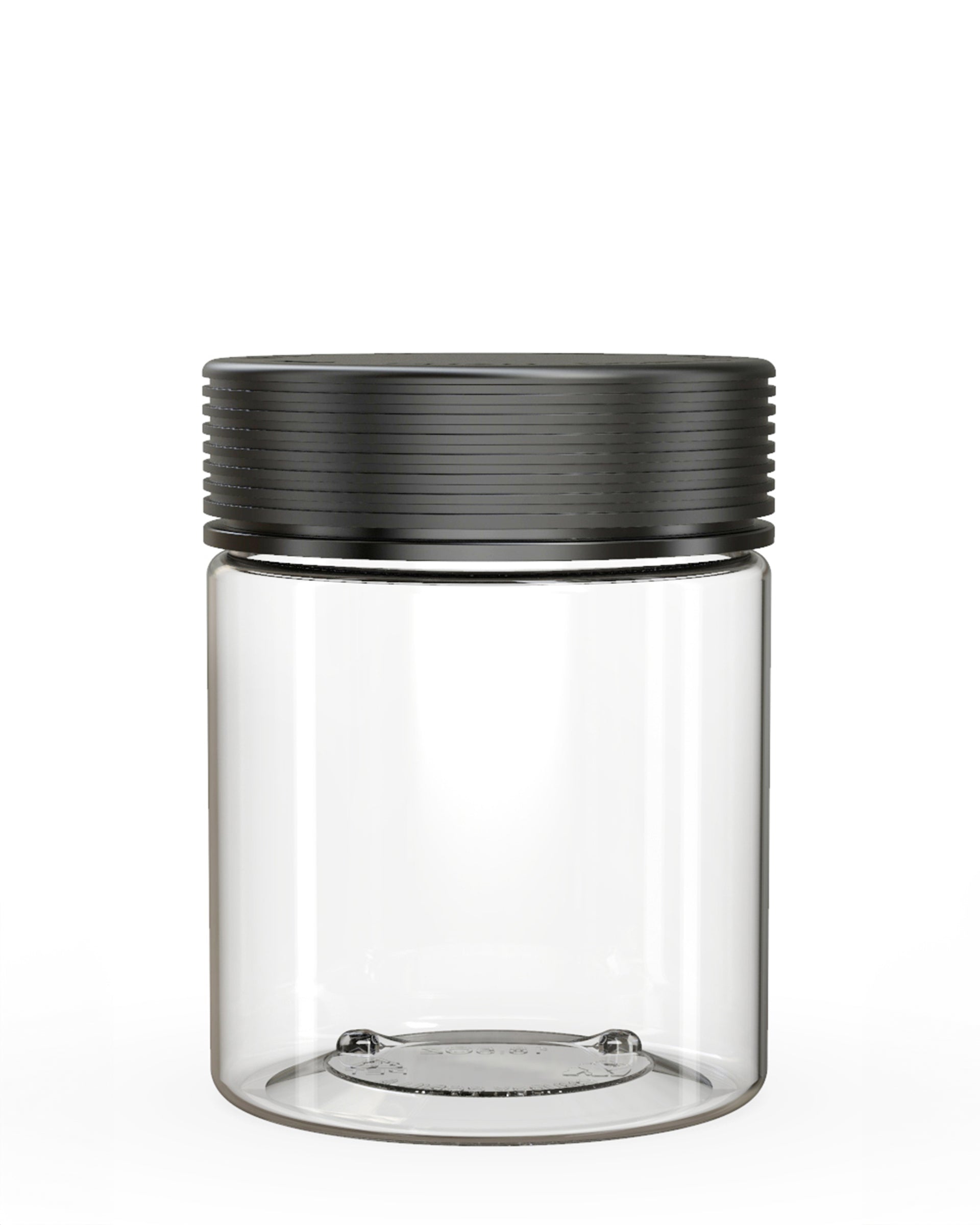 Chubby Gorilla 18.5oz Spiral XL Plastic Jars w/ Black Cap