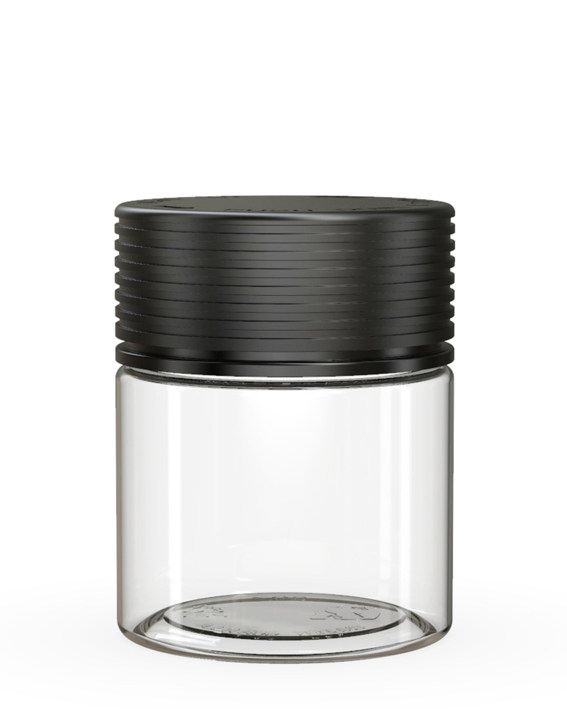 Chubby Gorilla 3oz Spiral Jars with Black Cap