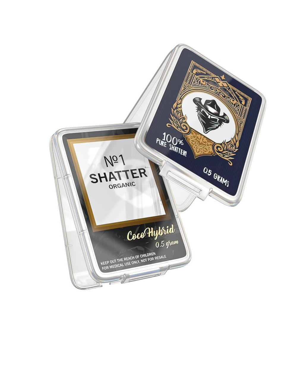 Branded Shatter Container - Custom Design