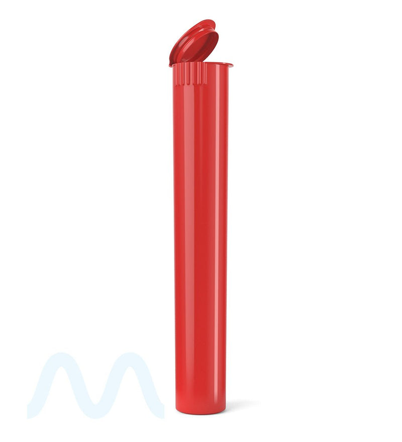 116mm CR King Size Opaque Red Plastic Pre-Roll Joint Tubes