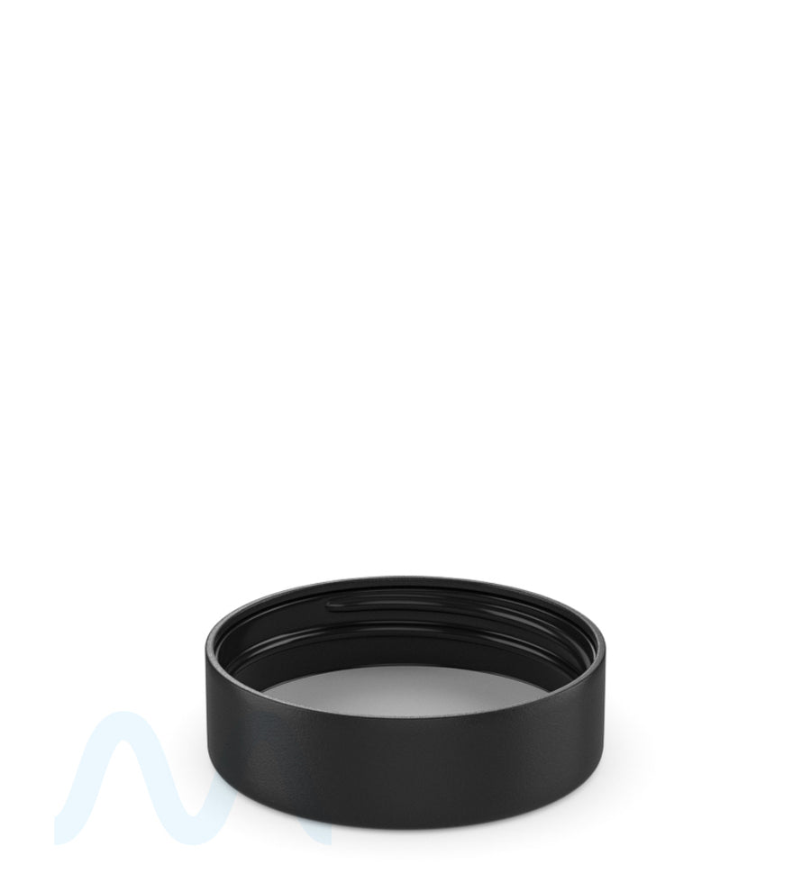 Push-Turn Smooth Matte Black PCR Child Proof 50mm Caps