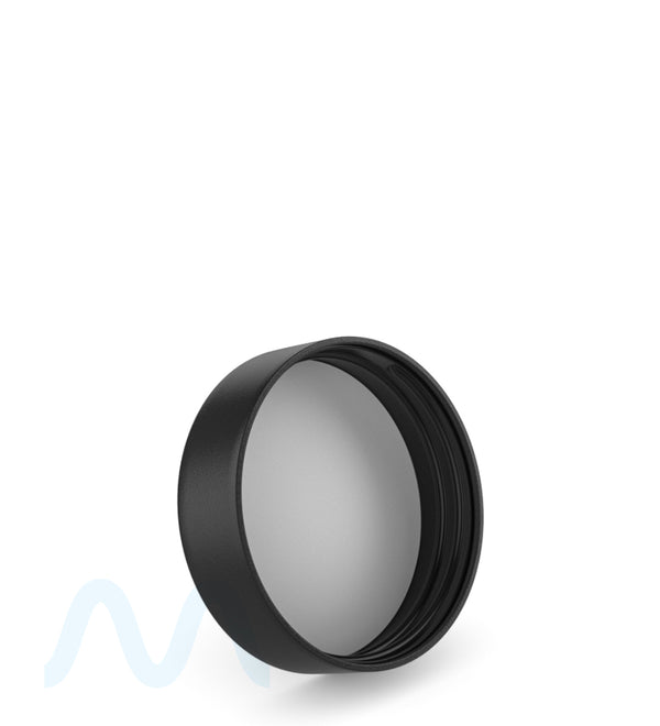 Push-Turn Smooth Matte Black PCR Child Proof 50mm Caps