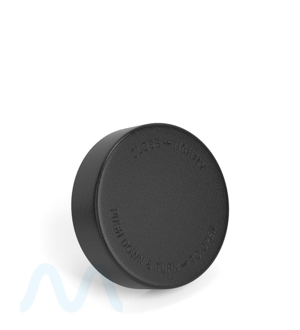 Push-Turn Smooth Matte Black Plastic 50mm Pressure Seal Caps – Gamut ...