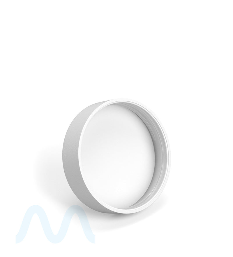 Push-Turn Smooth Matte White Plastic CR 50mm PCR Caps