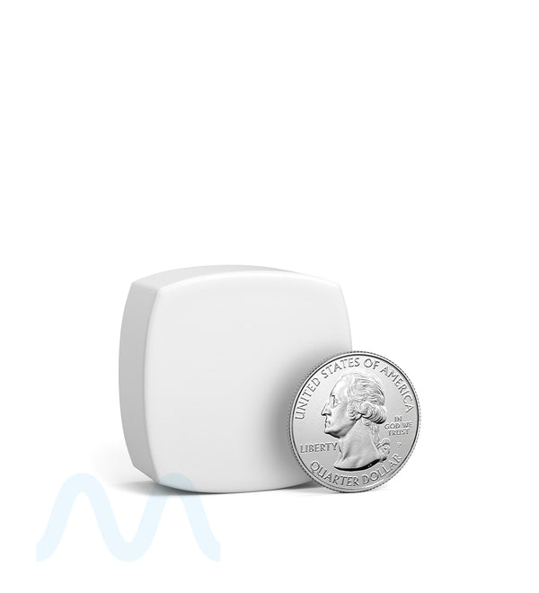 Push-Turn Plastic White Child Resistant 32mm Pillow Caps – Gamut Packaging
